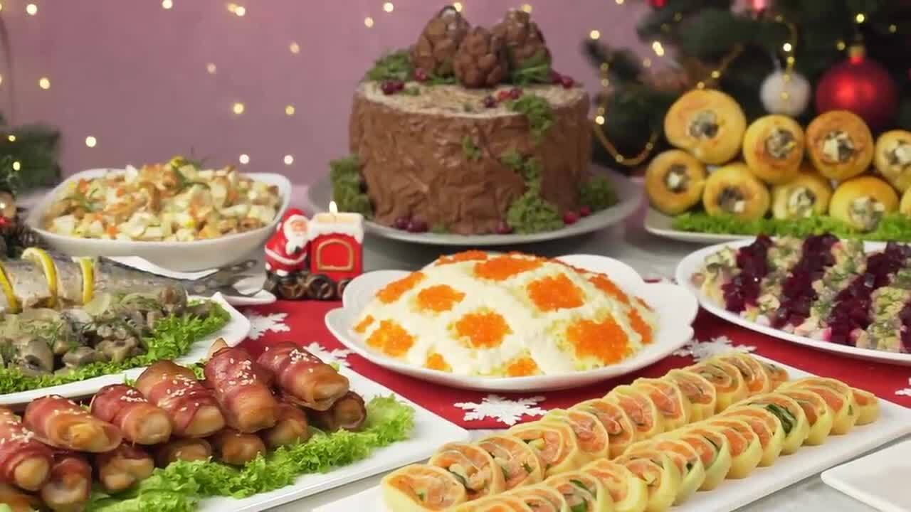 Новинка Меню на Новый год 2024 Шикарный стол на Праздник Готовлю 10